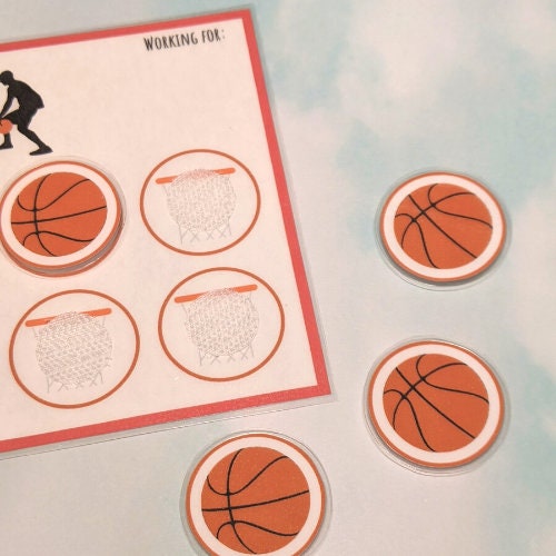 Basketball Reward Chart, Token Board, Special Education, Potty Training ...