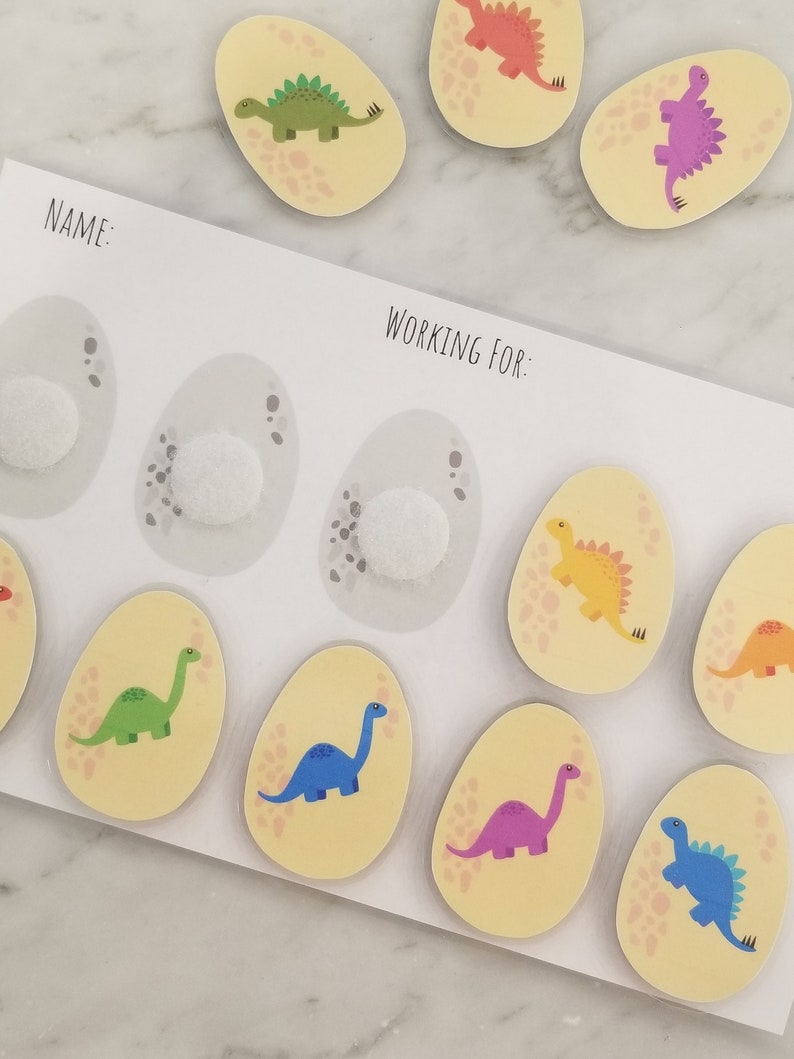 Dinosaur Egg Reward Chart/token Board Ready to Ship - Etsy