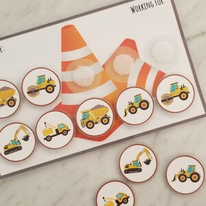 Construction Trucks Reward Chart, Token Board, Special Education, Potty ...