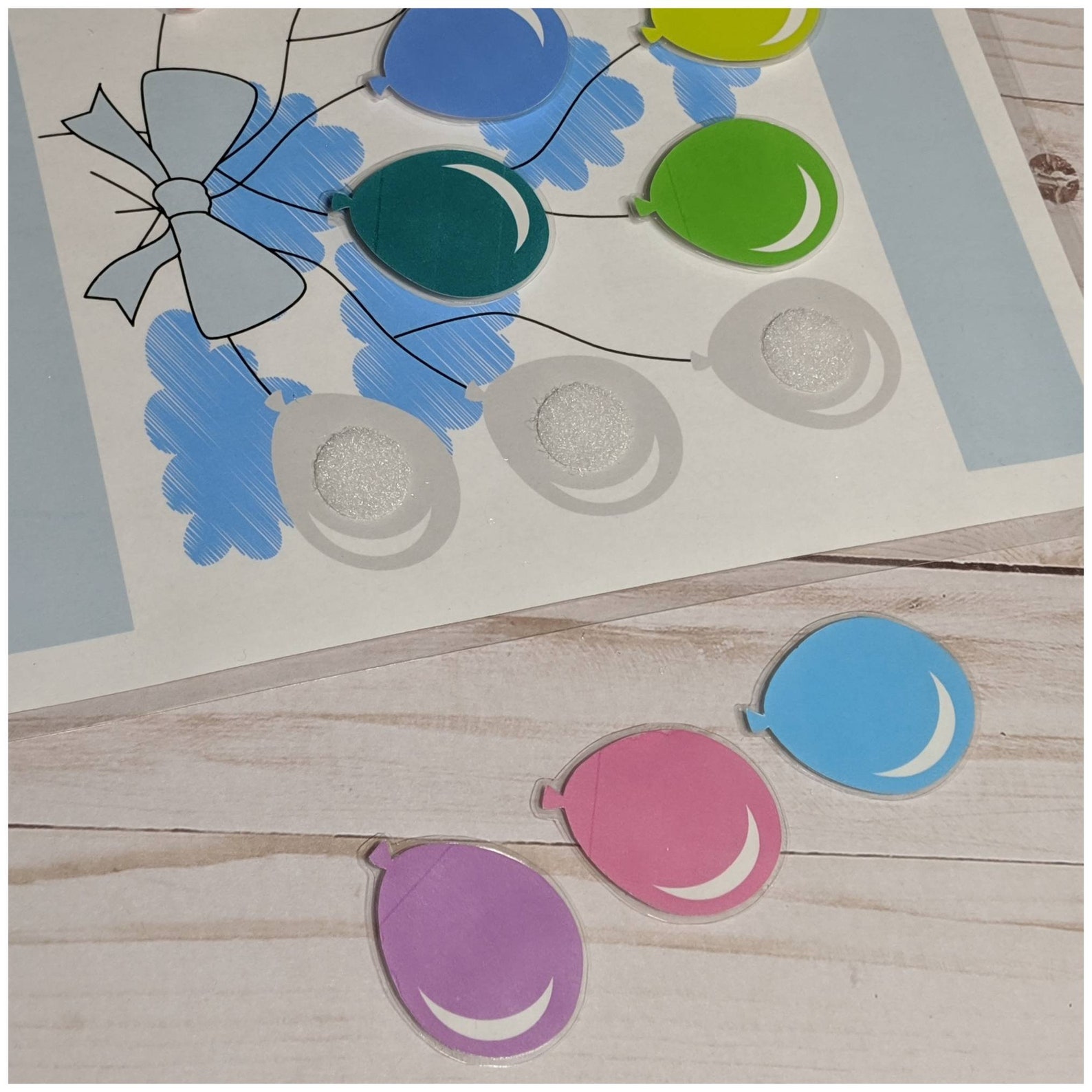 Balloon Colors Reward Chart, Token Board, Special Education, Potty ...