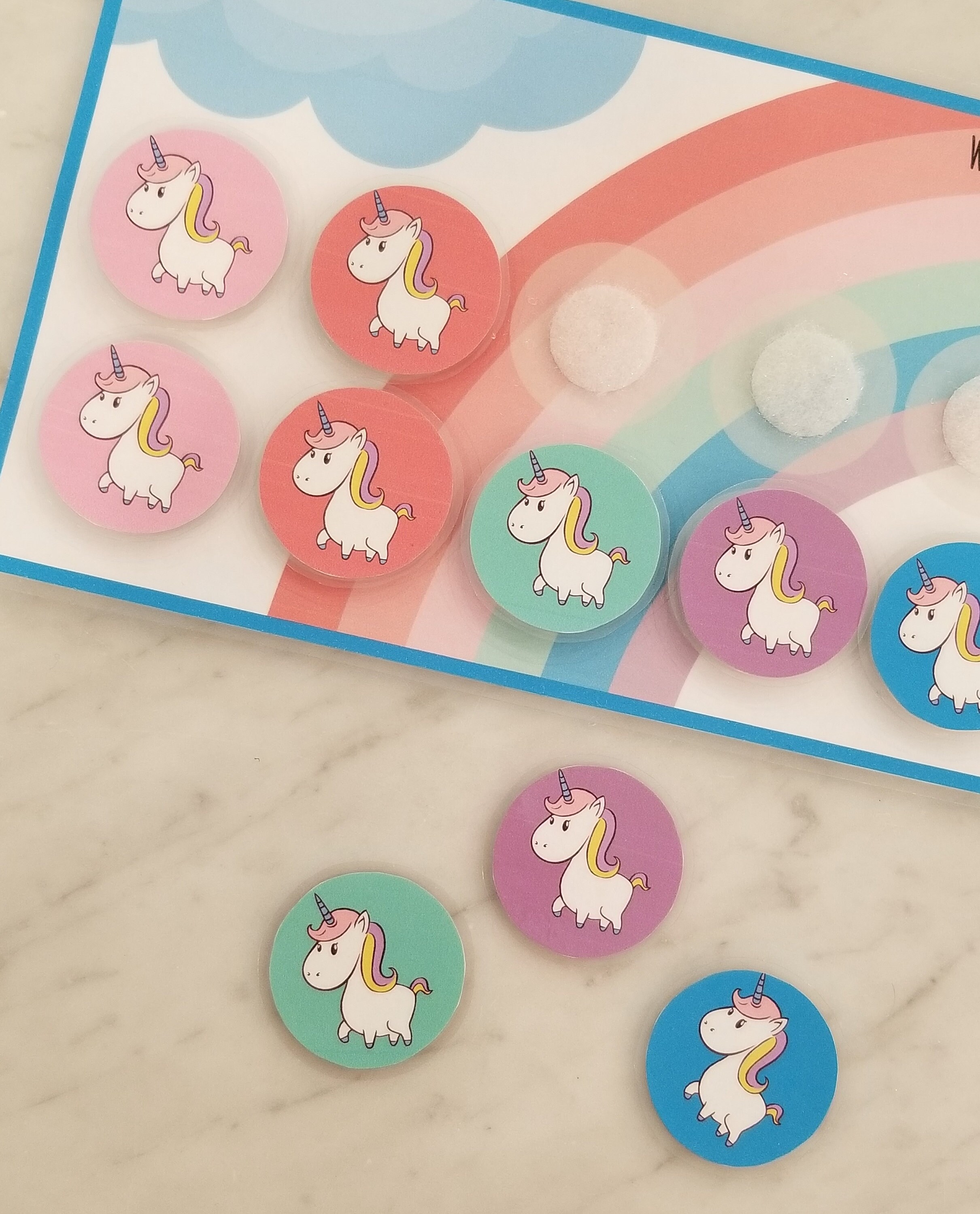 Pastel Unicorn Reward Chart, Token Board, Special Education, Potty ...