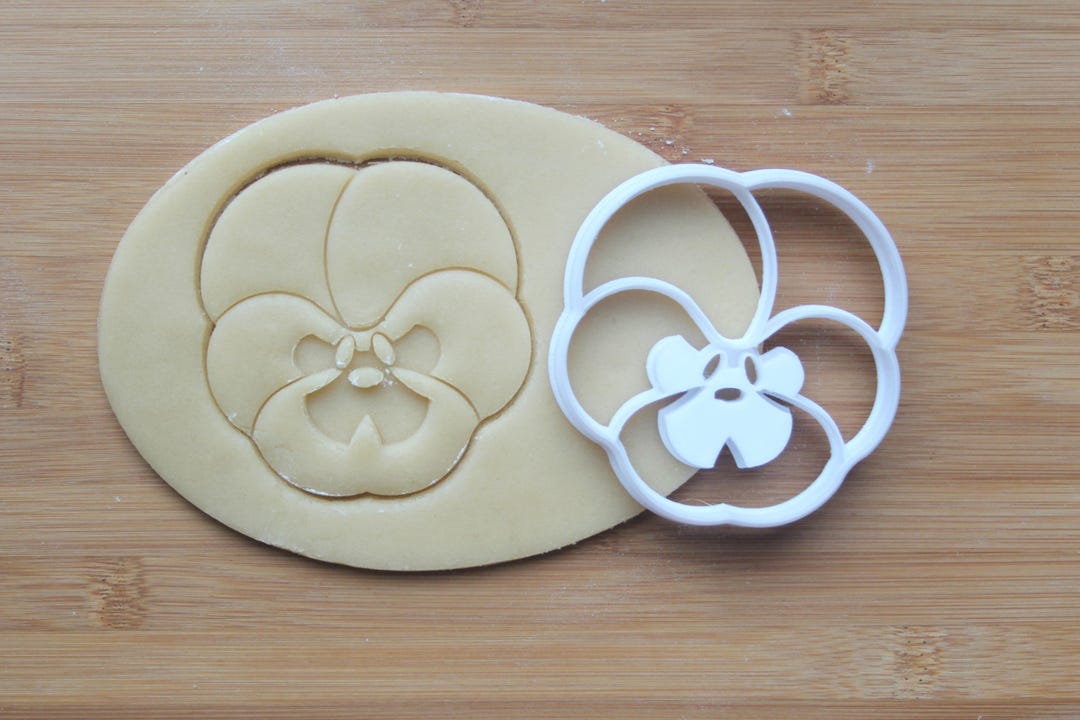 Pansy Cookie Cutter 3D Printed Flower Cookie Cutter / Gifts - Etsy
