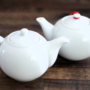 Basic White Porcelain Teapot 160ml-180ml - Etsy
