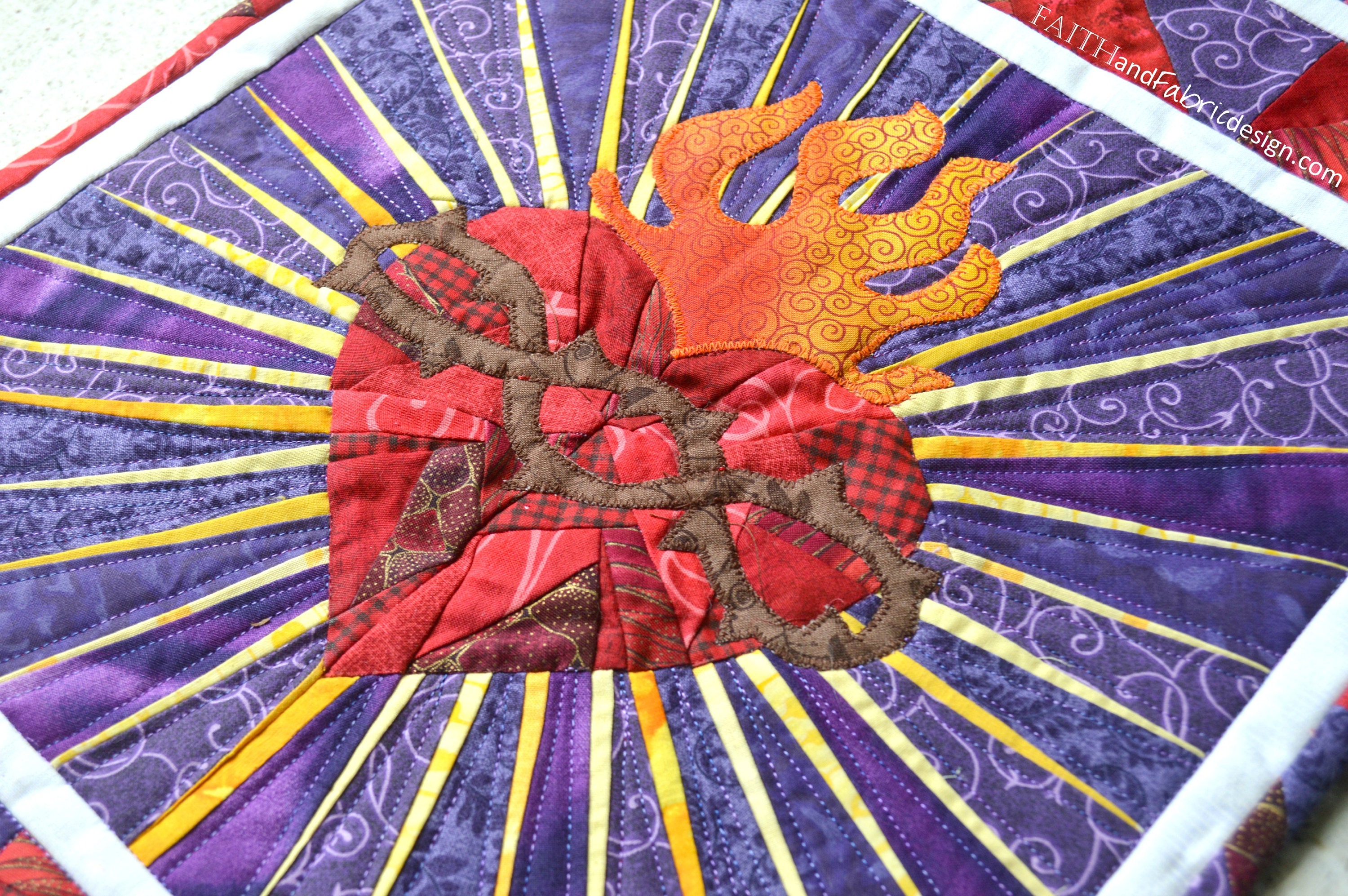 Sacred Heart of Jesus Quilt Pattern: Divine Mercy Quilts - Etsy