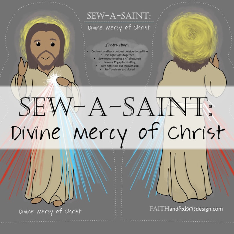 Fabric: Sew a Saint Doll Male Saints (catholic Michael Archangel ...