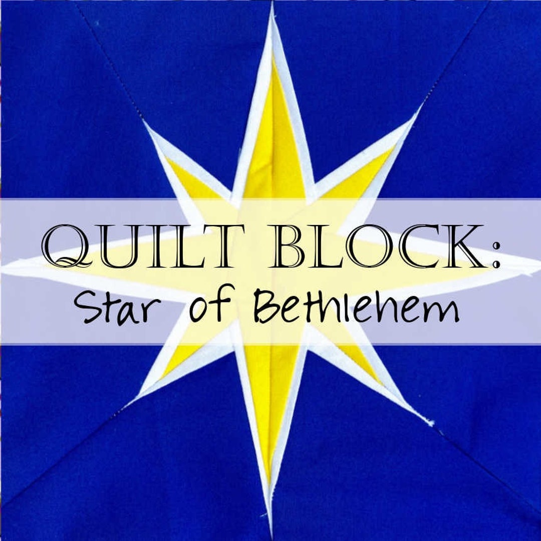 Quilt Block Pattern: Star of Bethlehem - Etsy