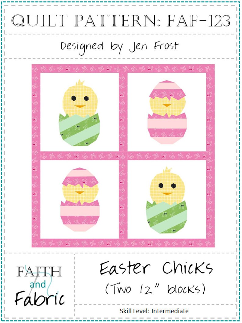 Quilt Pattern: Easter Chicks | Etsy