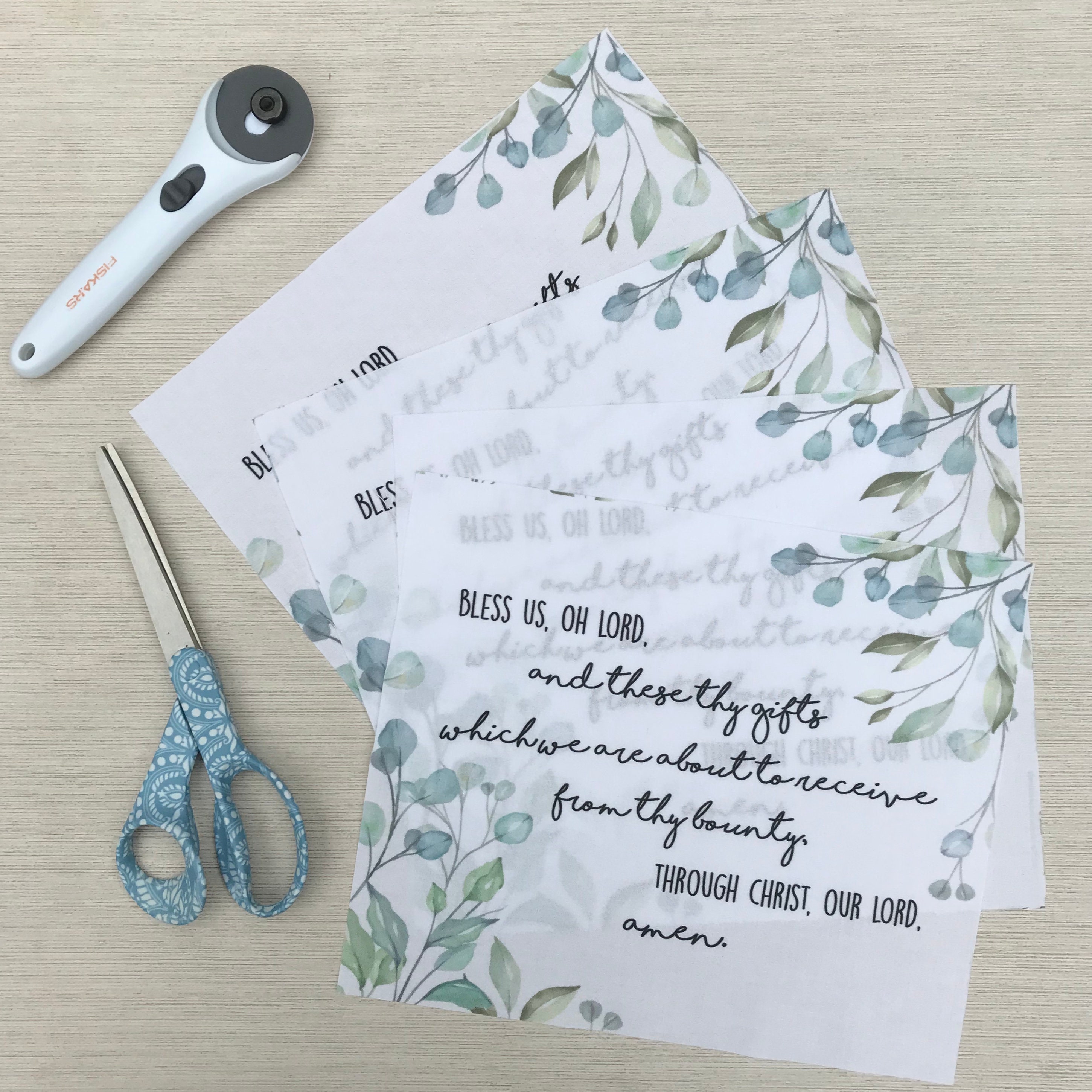 Fabric: Sew a Set of Grace Placemats - Etsy