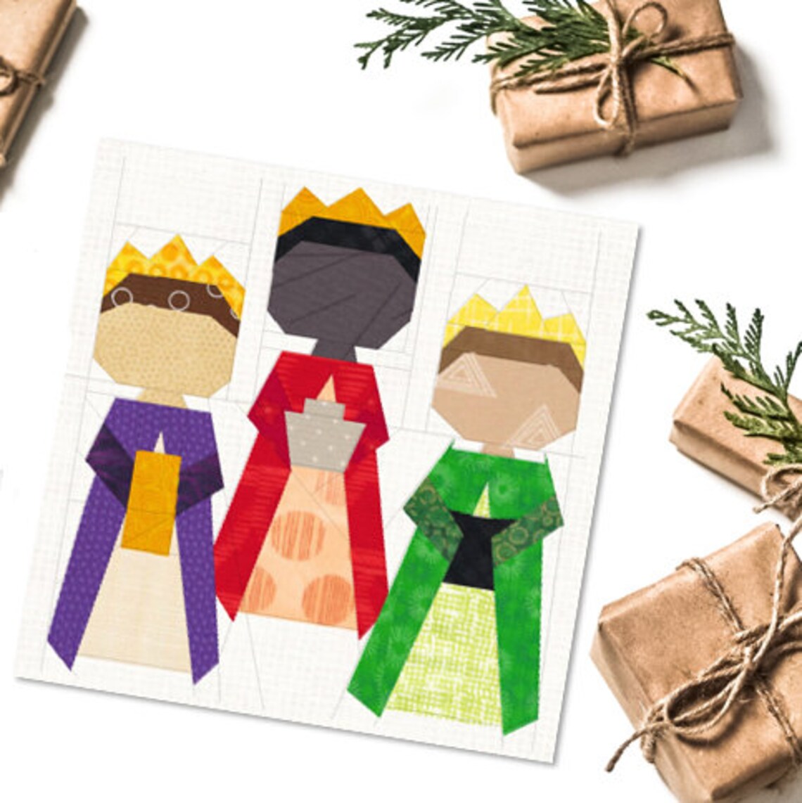 Quilt Block Pattern: Three Magi / Three Wise Men / Epiphany - Etsy