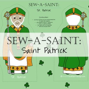 Fabric: Sew a Saint Doll Male Saints (catholic Michael Archangel ...