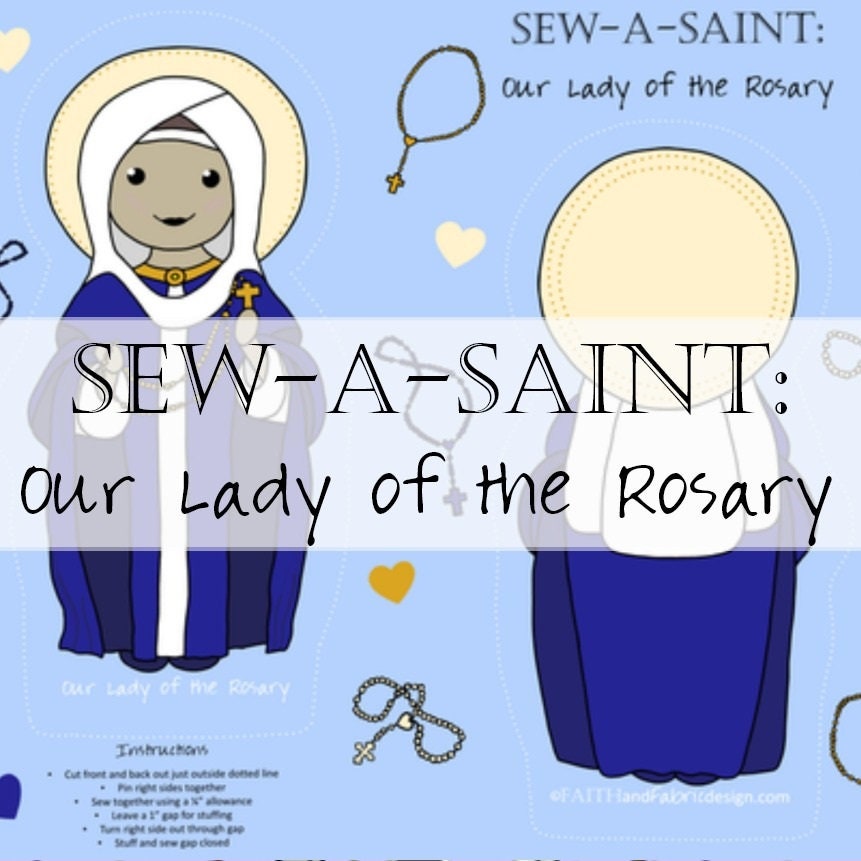 Fabric: Sew a Saint Doll Female Saints Set I (catholic Lisieux Therese ...