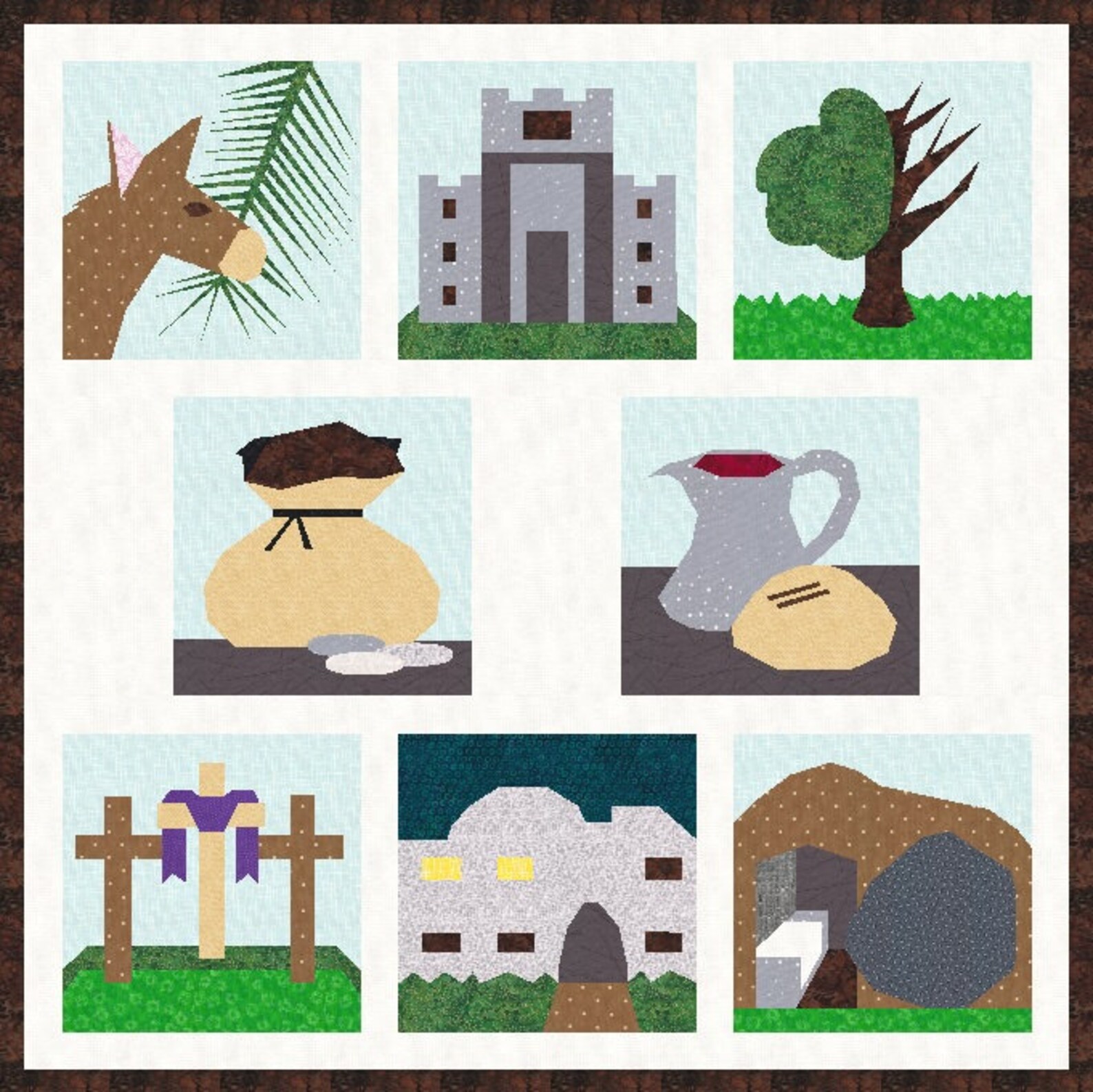 Holy Week Quilt Pattern (lent / Easter Christian Cross Quilt) - Etsy