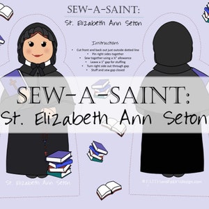 Fabric: Sew a Saint Doll Female Saints Set I (catholic Lisieux Therese ...