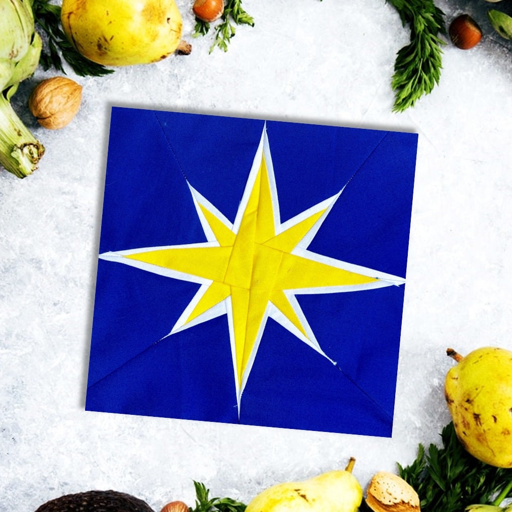 Quilt Block Pattern: Star of Bethlehem - Etsy