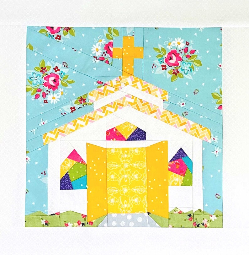 Quilt Block Pattern: Open Door Chapel / Church - Etsy