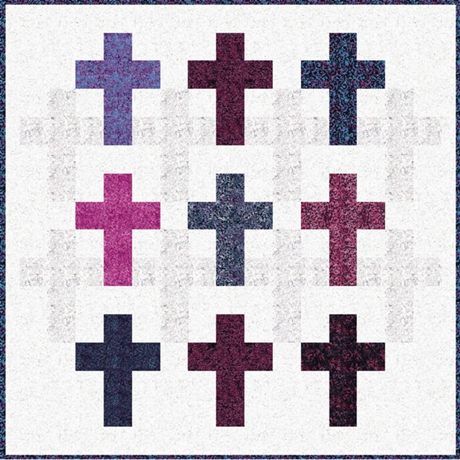 Crosses: 3 Ways - a Christian Cross Quilt Pattern - Etsy