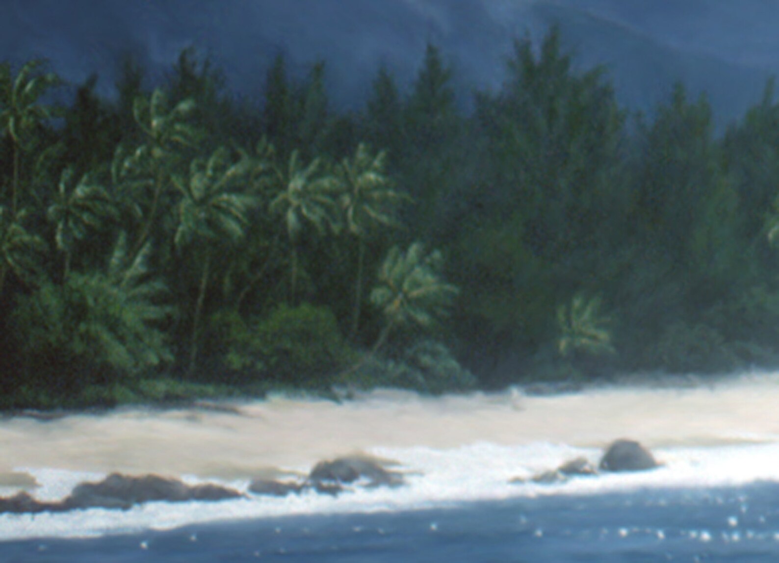Airbrush Wave Print, Ocean Painting, Northshore, Oahu Hawaii, Surf Art ...