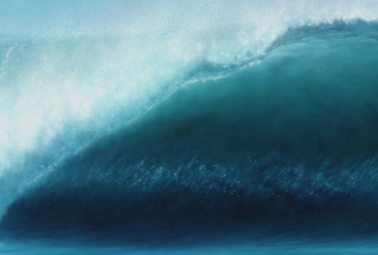 Surf Wall Art, "kuta Reef", Airbrush Wave Painting, Giclee Print on ...