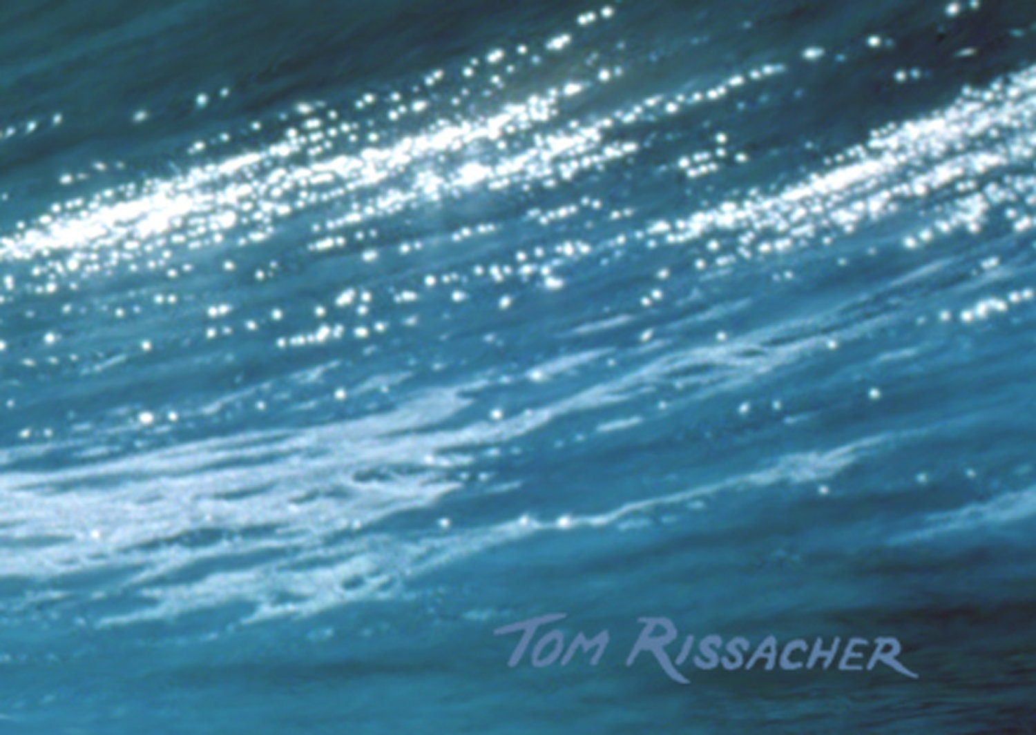 California Wave Print Airbrush Painting Turquoise Water - Etsy