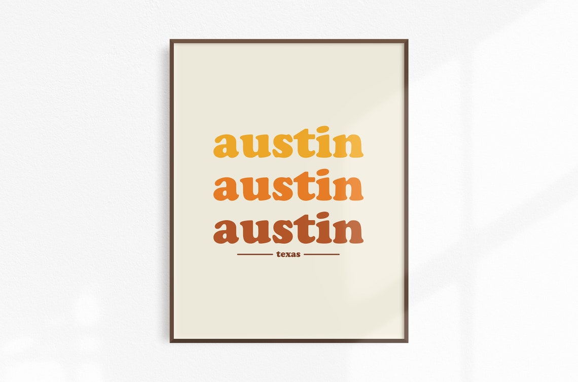 Austin Austin Austin Instant Download Print Instant Wall Art - Etsy
