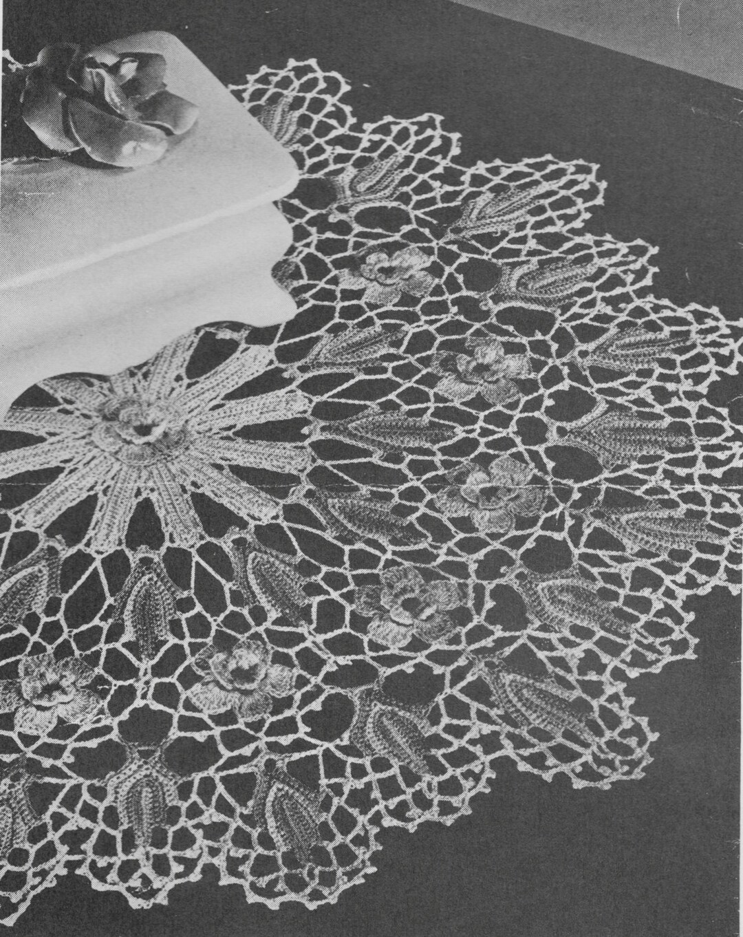 Wild Rose Vintage Doily Pattern - Etsy