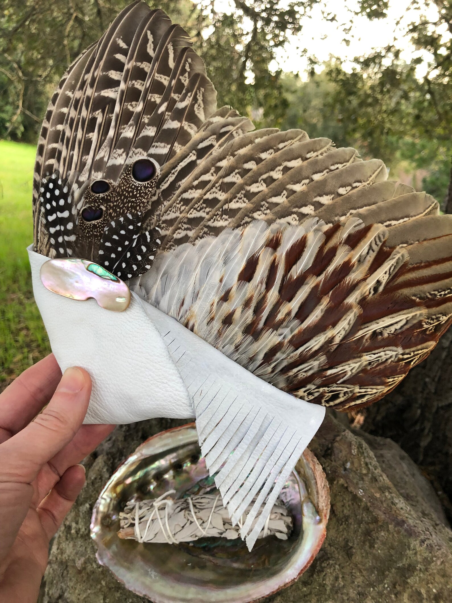Smudge Fan Wing Spirit of Fertility Shaman Feather Goddess - Etsy