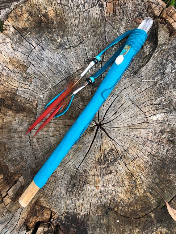 Shaman Wand Talking Stick Wizard Masculine Gift Sacred | Etsy
