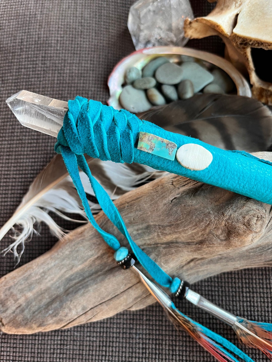 Talking Stick, Shaman Wand, Wizard, Masculine Gift, Sacred Tools ...