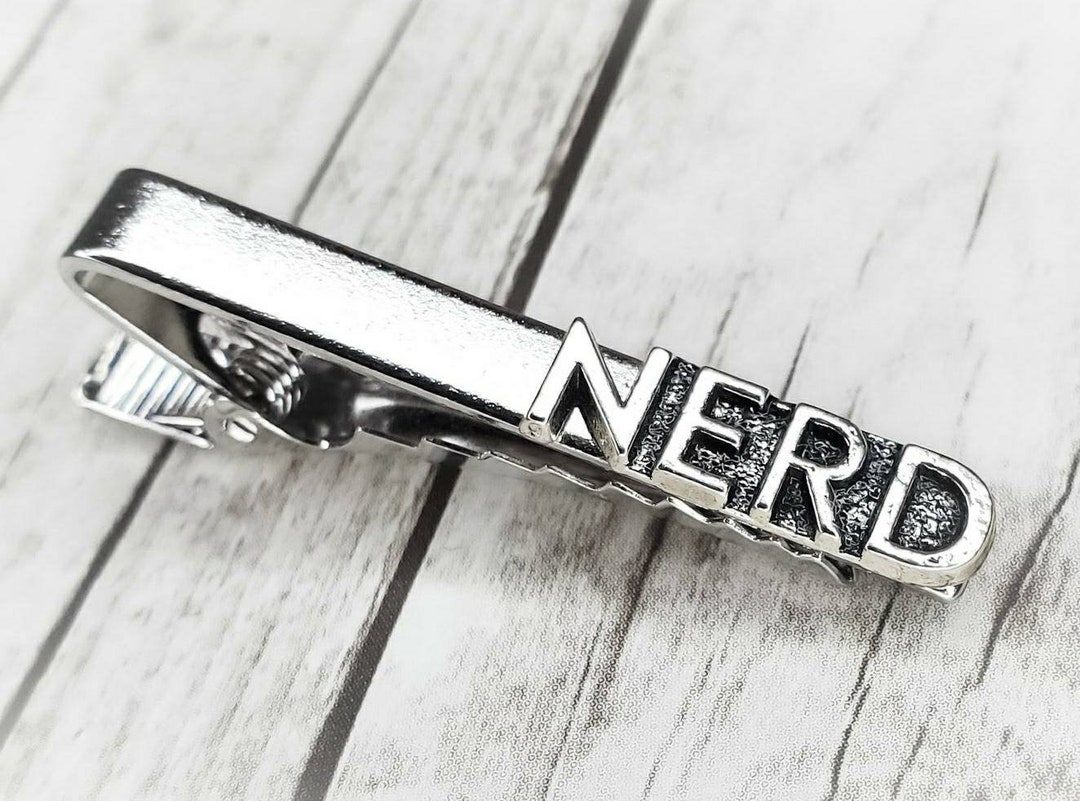 Nerd Tie Clip - Nerd Tie Bar - Mens Accessories - Gifts for Him - Nerd ...