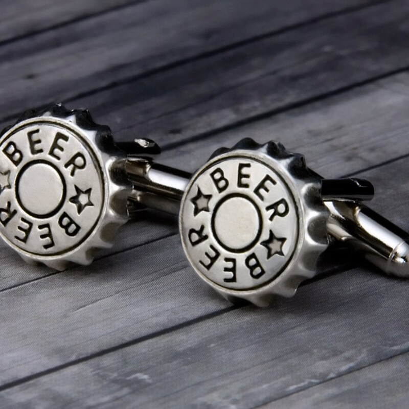Beer Cufflinks - Etsy