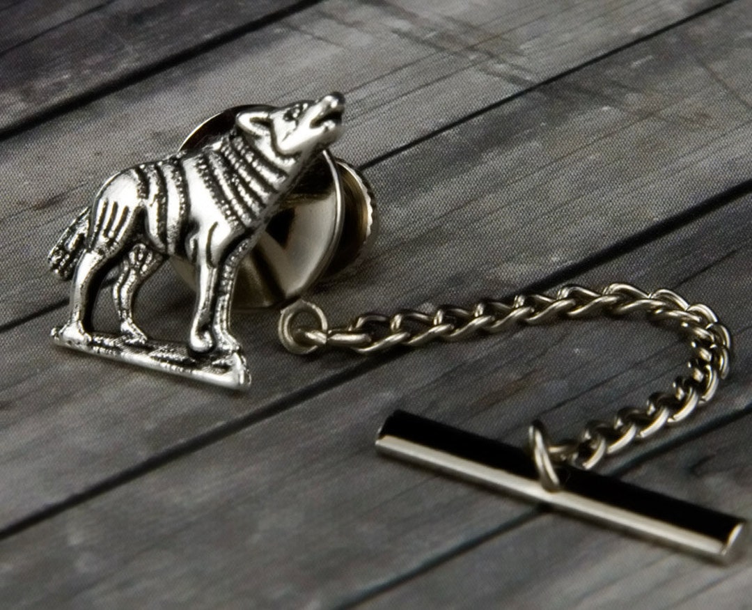 Wolf Tie Tack Wolf Tie Pin Mens Accessories Mens Gift Christmas Gifts ...