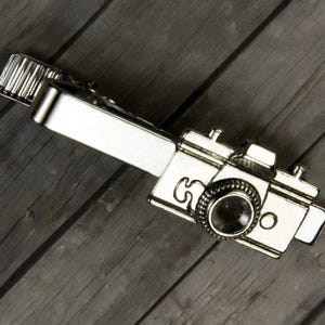 Camera Tie Clip - Camera Tie Bar - Mens Jewelry - Groom - Christmas ...