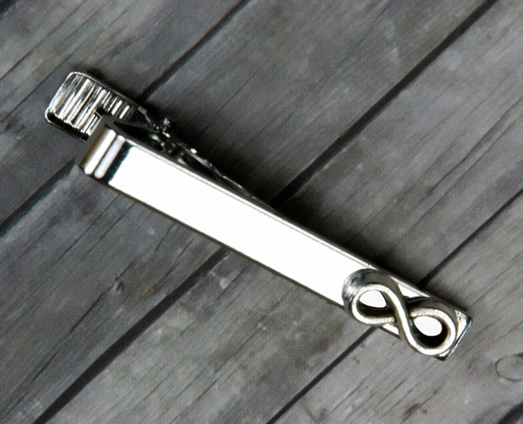 Infinity Tie Clip - Infinity Tie Bar - Mens Accessories - Wedding ...