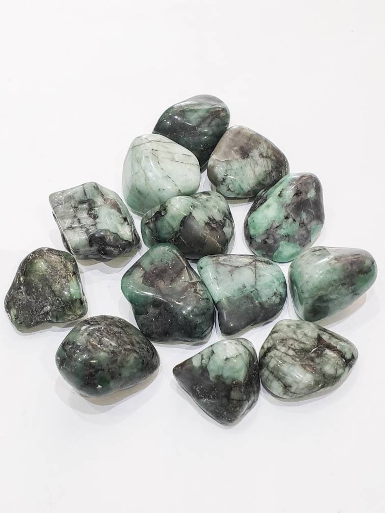 Emerald Tumblestones - Etsy