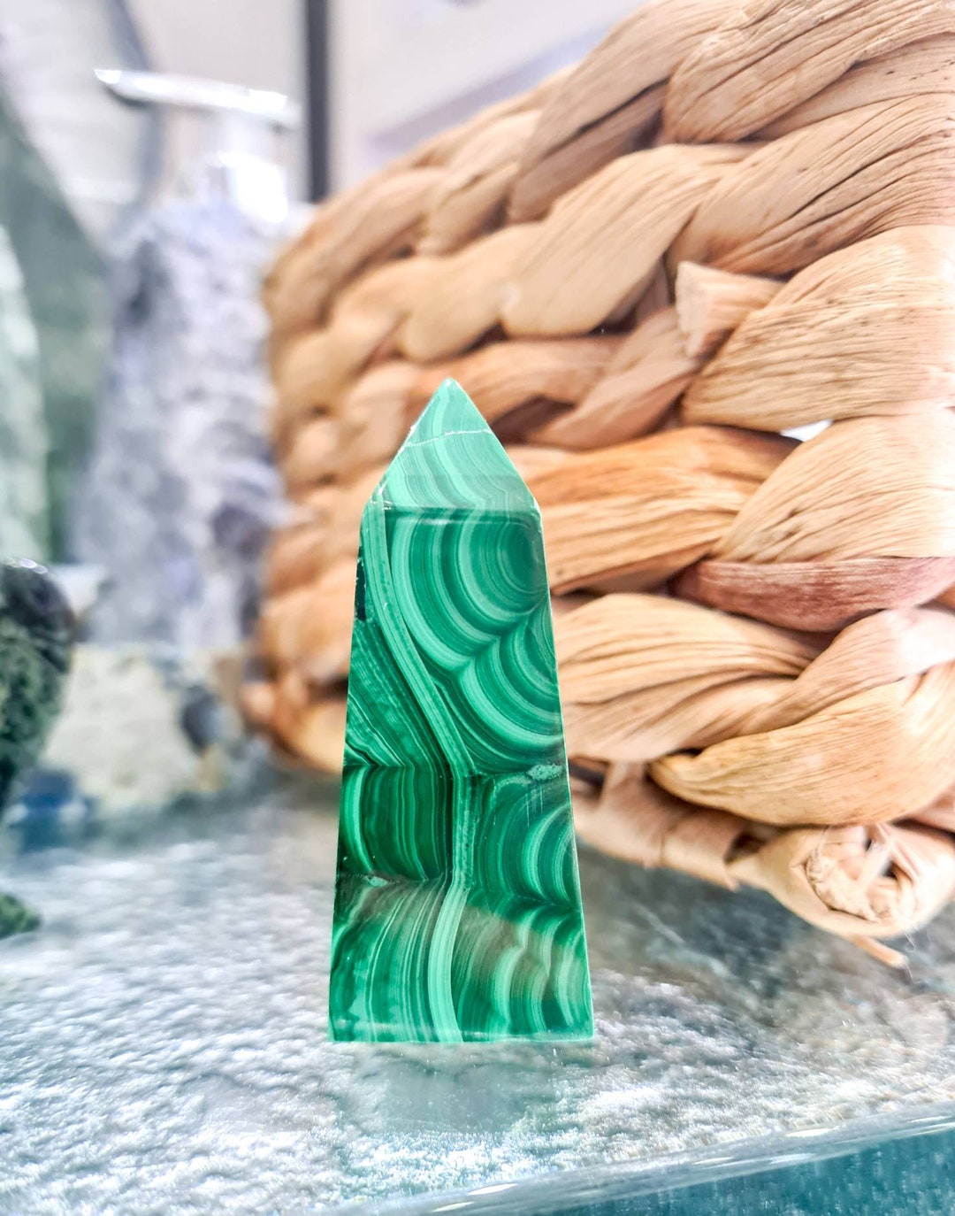 Malachit Spitze - Etsy Österreich