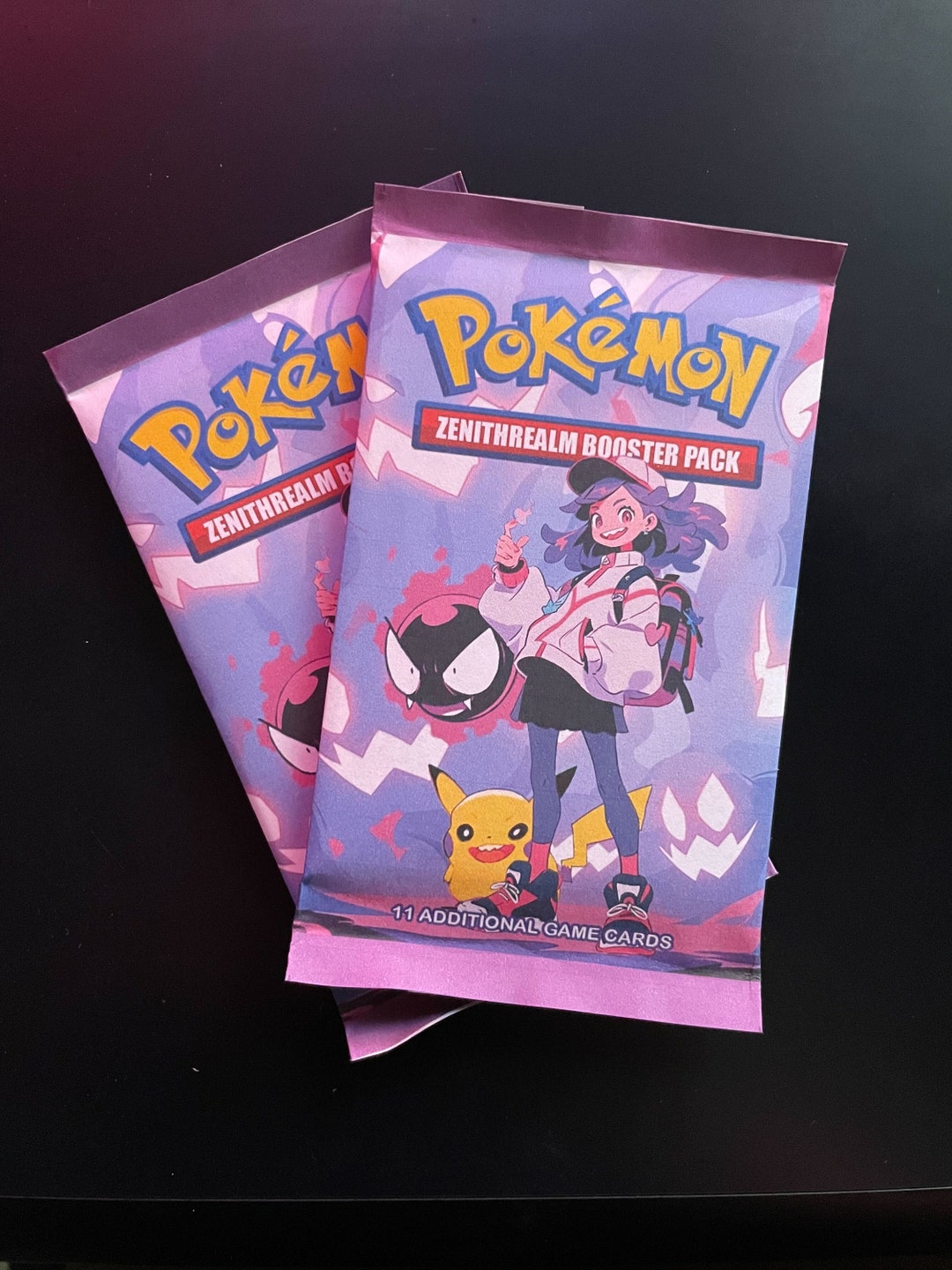 Zenithrealm Custom Pokémon Booster Pack Guaranteed Holo - Etsy