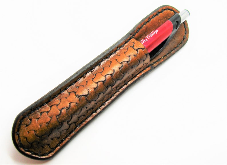 Leather Belt Holster for Pen - Triweave - Etsy