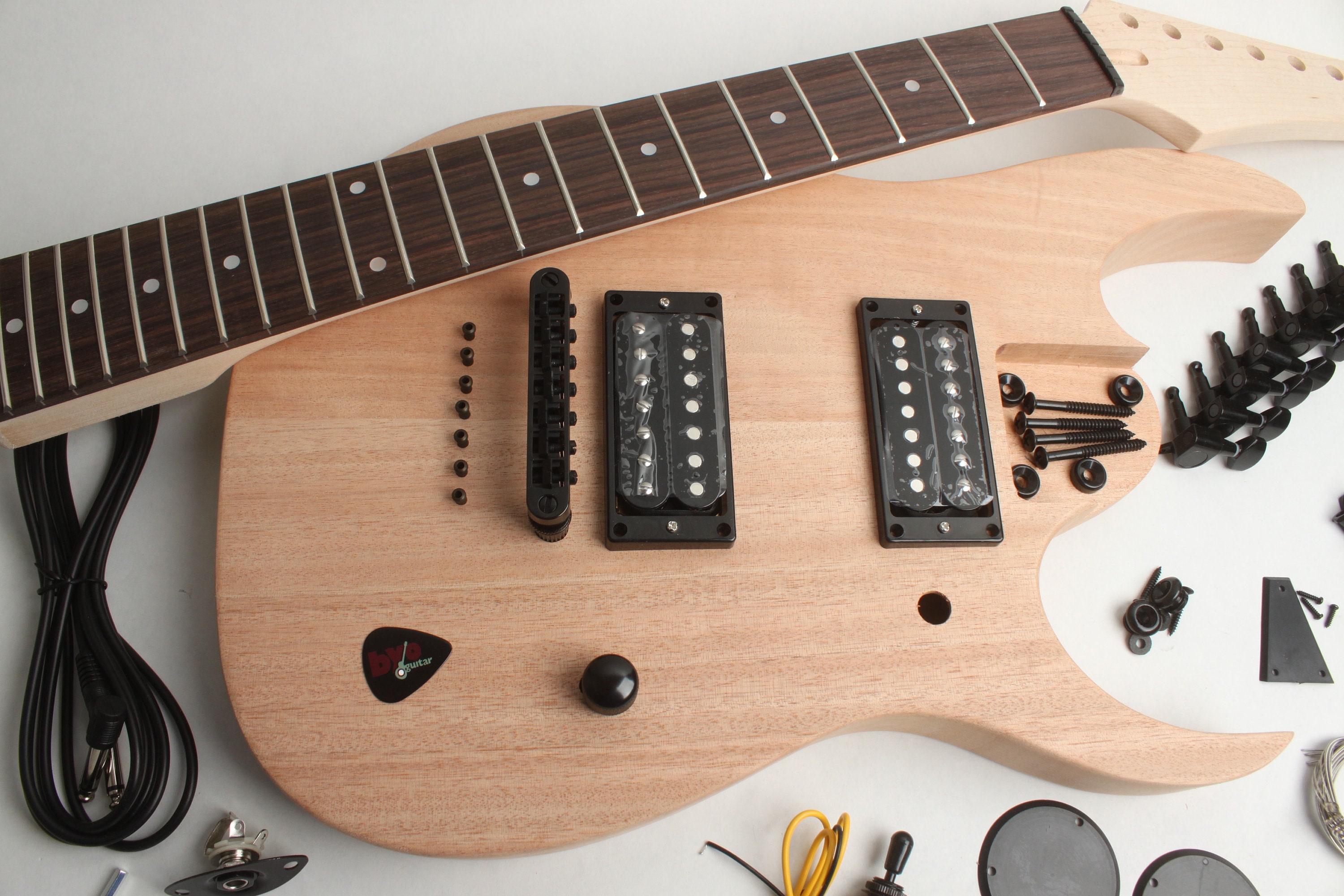 Build Your Own Electric Guitar Kit Blackout 7 String JS Kit - Etsy