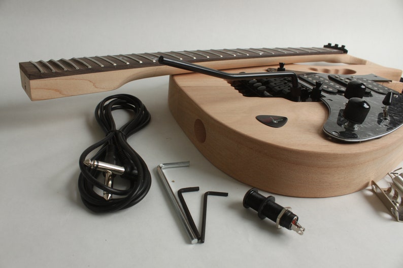 Build Your Own Electric Guitar Kit - Blackout JEM Style - Etsy