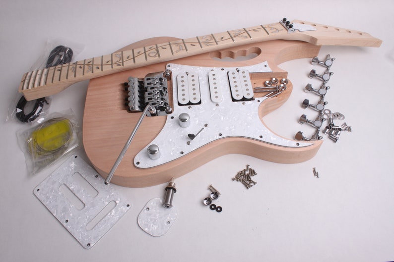 Build Your Own Electric Guitar Kit JEM Style - Etsy