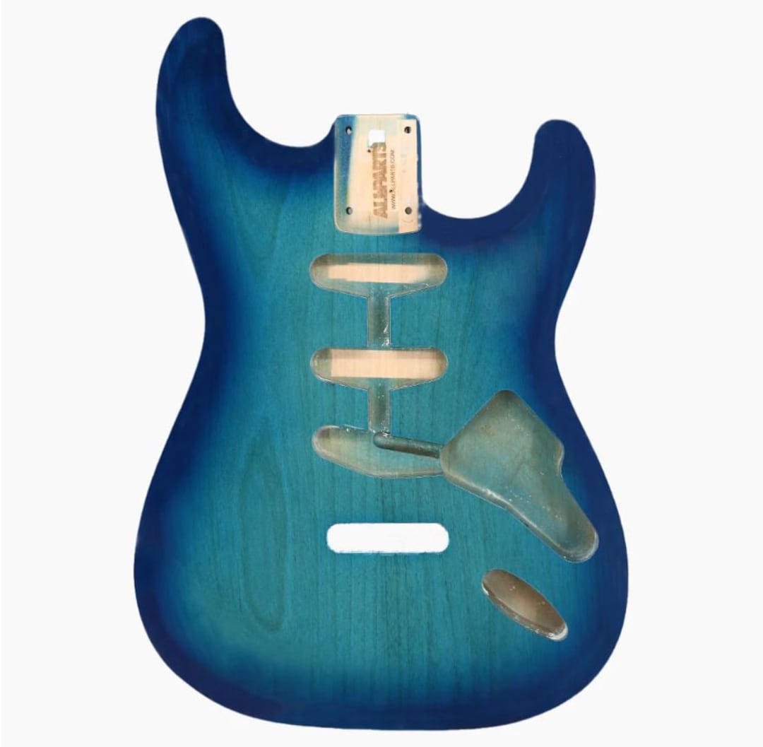 Ocean Blue Burst Replacement Body for Stratocaster - Etsy