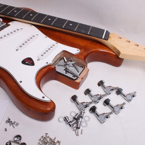 Build Your Own Electric Guitar Kit - ST Style Kit - Finished With ...