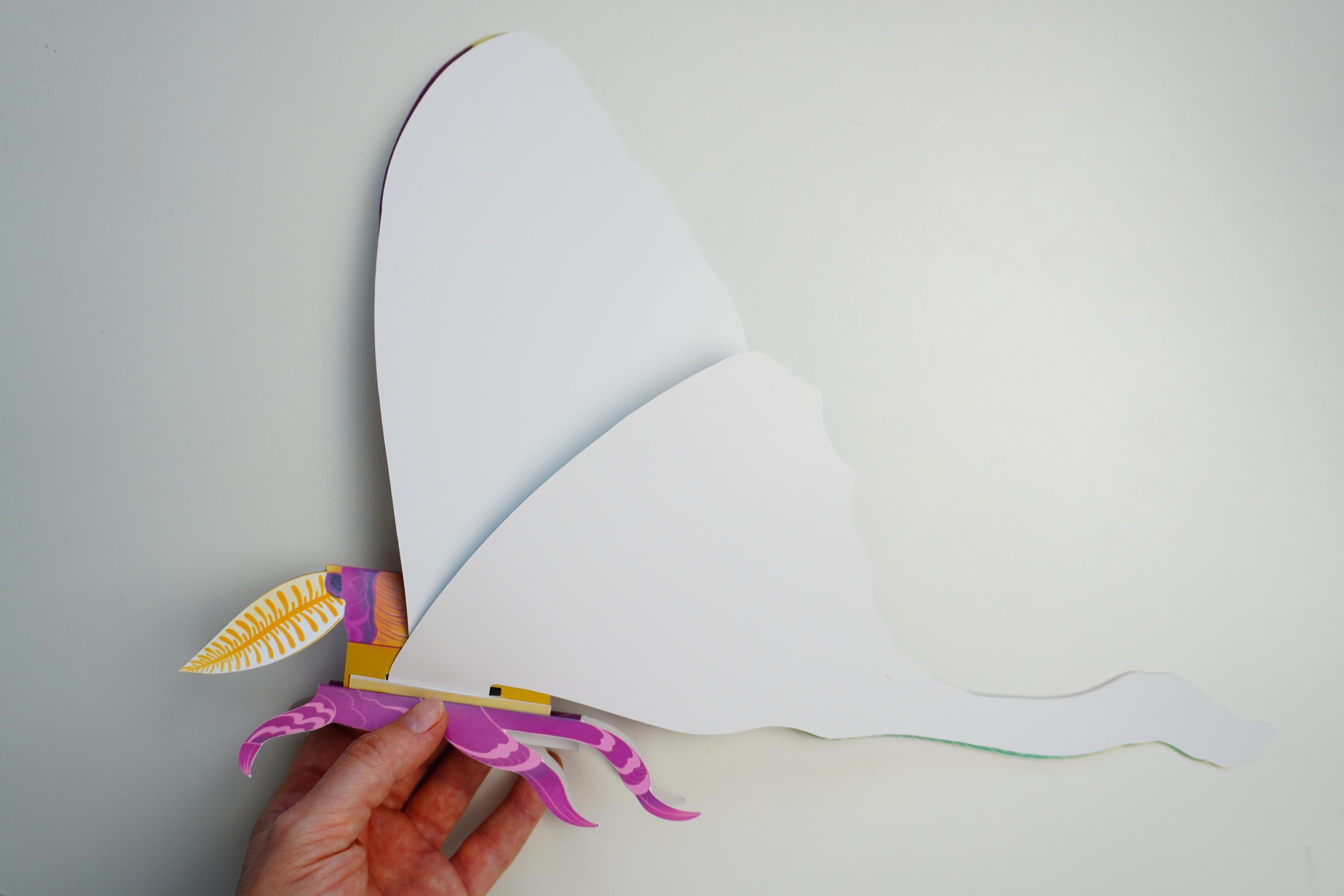 Luna Moth DIY Paper Craft: 3D Printable Template (digital Download) - Etsy