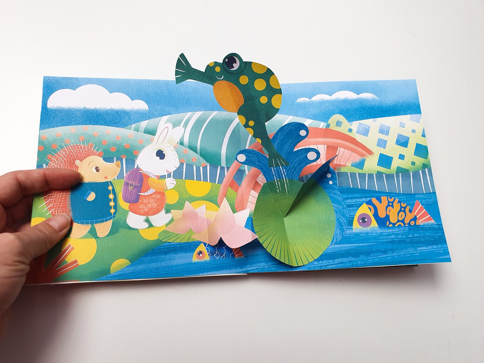 Easter Printable Pop up Book for Children, Egg Hunt DIY Popup Book ...