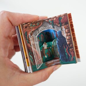 Christmas Carol Miniature Carousel Book: DIY Paper Craft (digital ...
