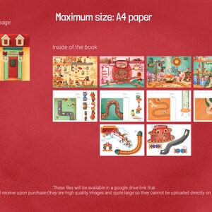 Santa's Workshop Christmas Papercraft for Kids and Adults - Etsy