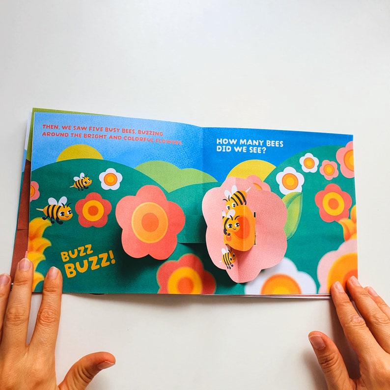 Numbers 1 to 5 Pop-up Book for Kids, Make Your Own Pop-up Book Paper ...