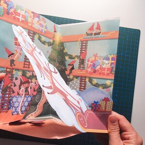 Santa's Workshop Christmas Papercraft for Kids and Adults, Printable ...