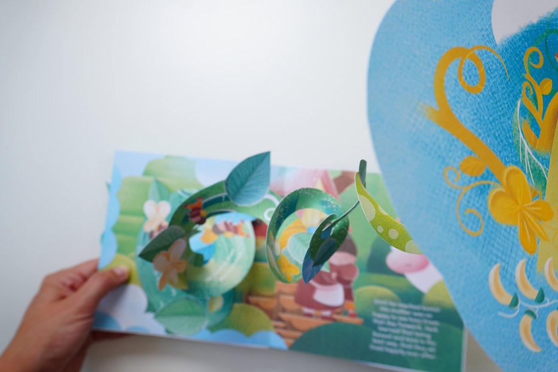 Libro pop-up fai-da-te di Jack e il fagiolo magico: lavoretto di carta ...