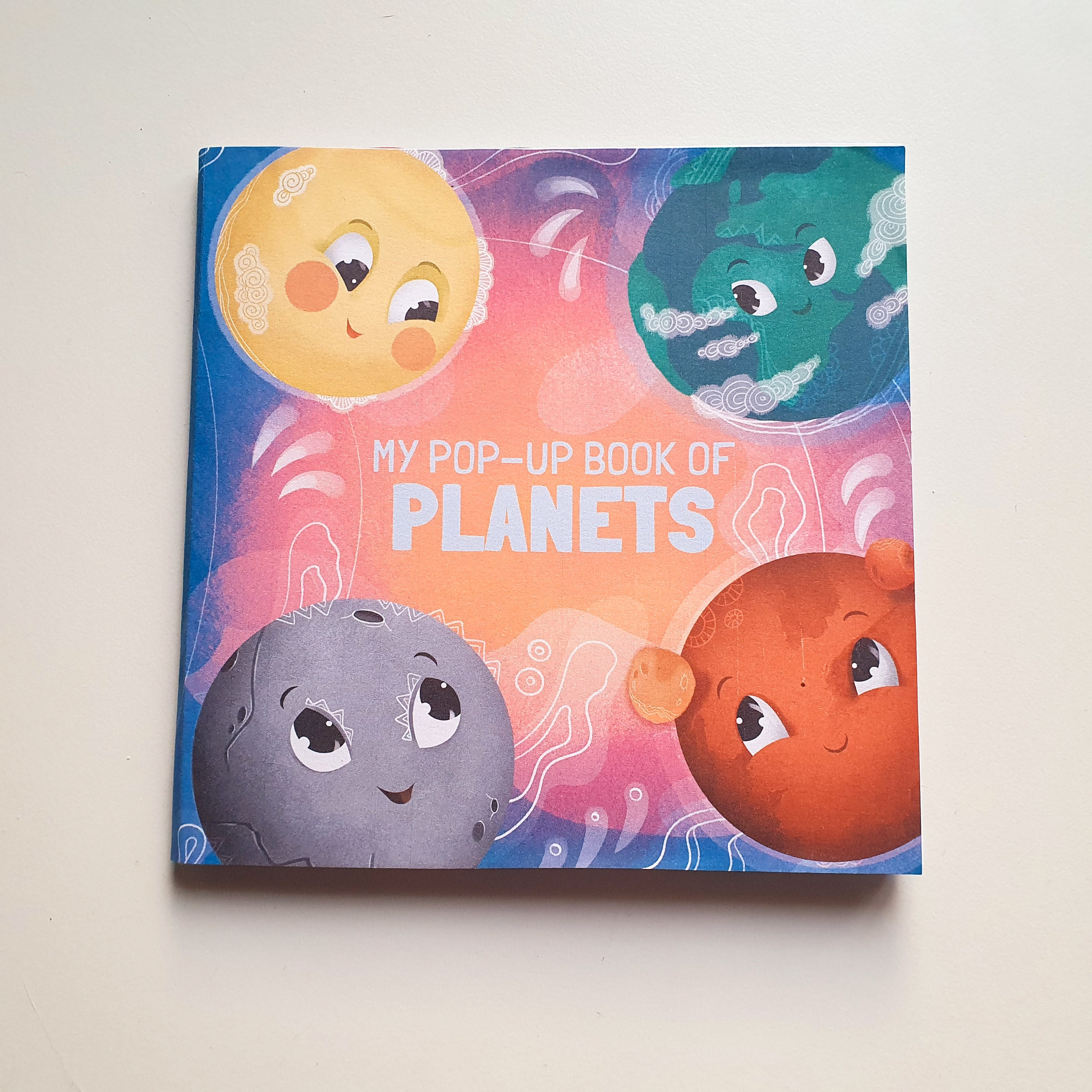 Planets Pop-up Book Diy Printable Template for Kids - Etsy UK